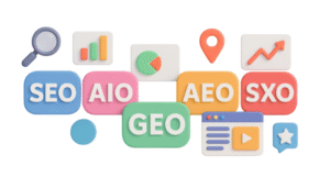 SEO vs AIO vs GEO vs AEO vs SXO: What's the Real Difference?
